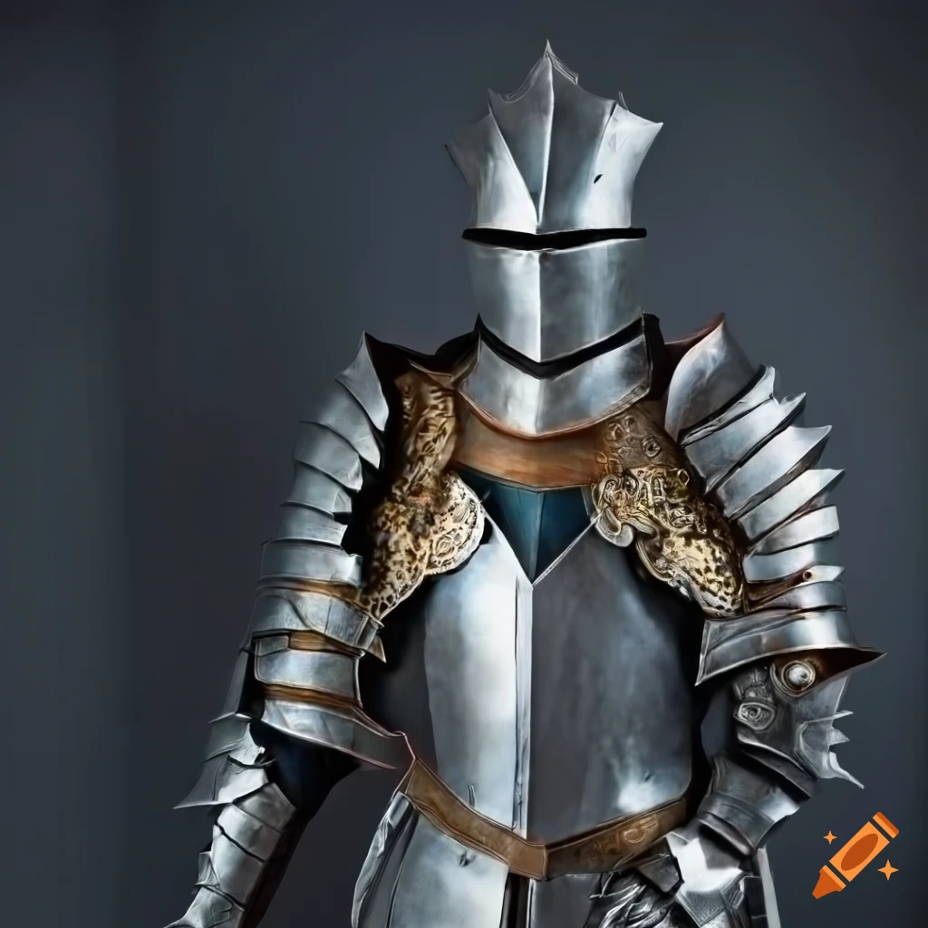 Medieval light armor shoes on Craiyon