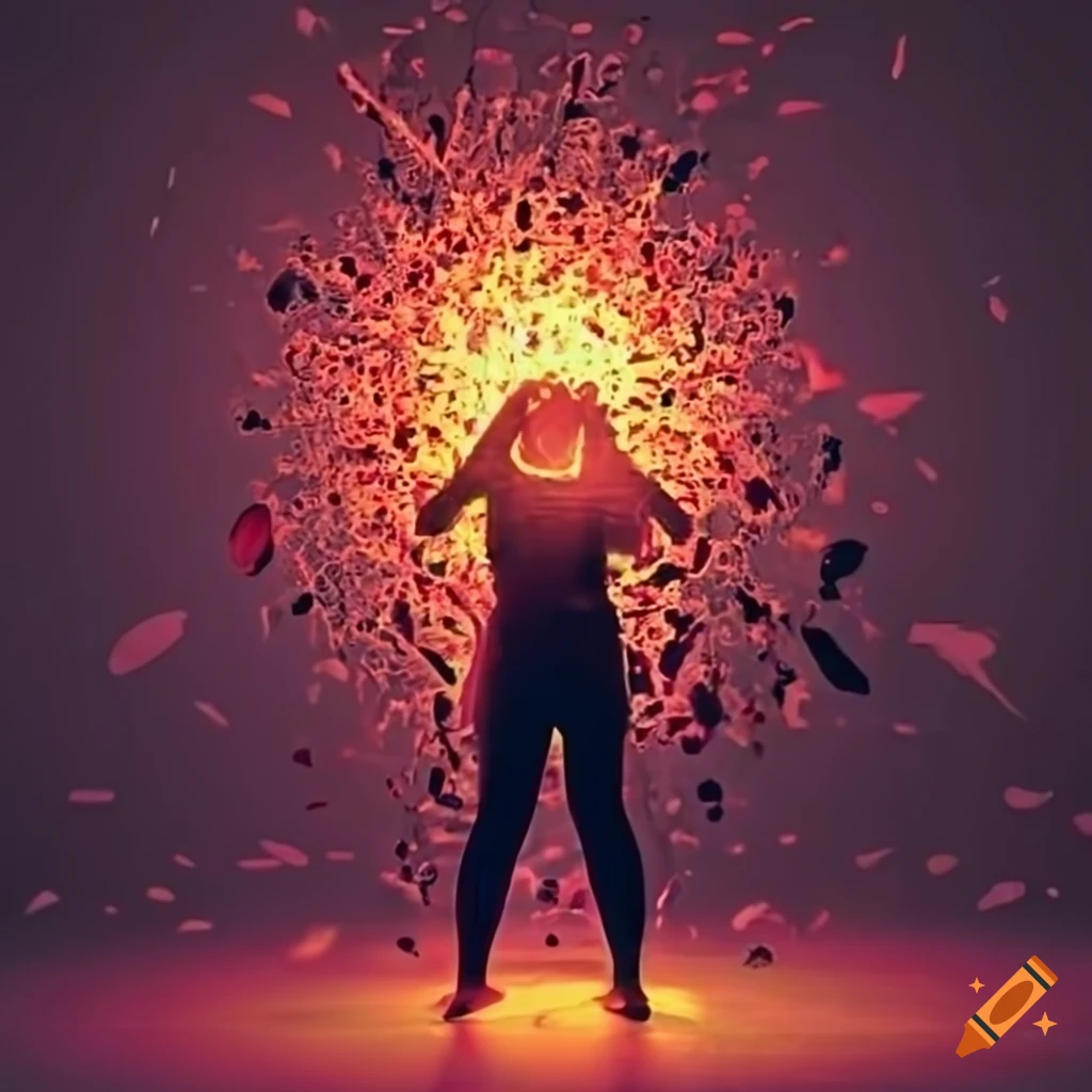 Them holding a broken mirror to the light on Craiyon