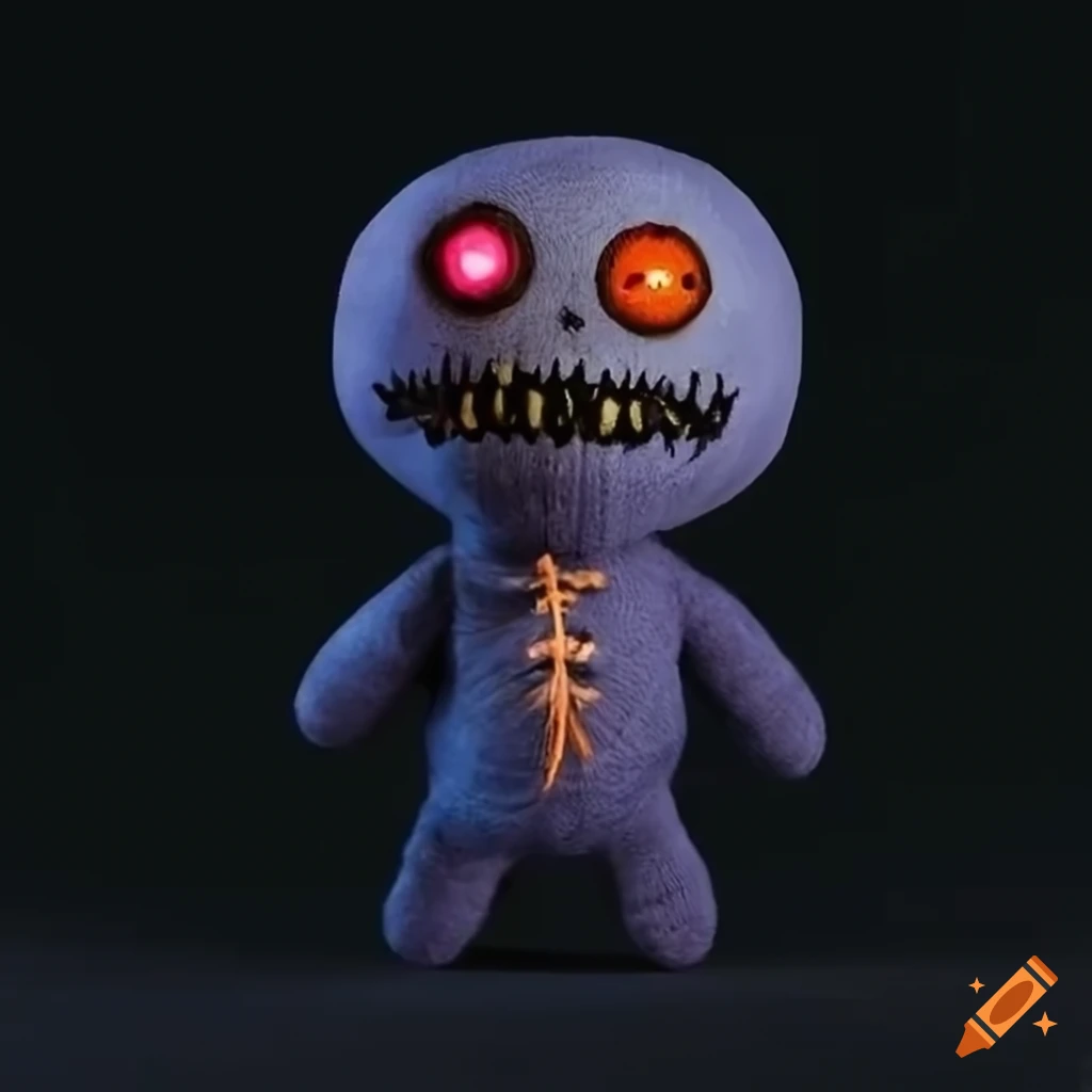 Avatar of a VooDoo doll with yarn exterior on Craiyon