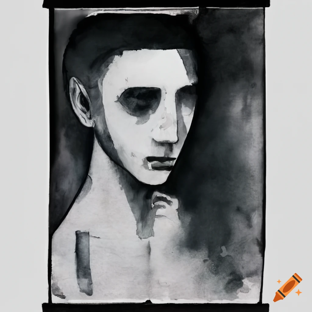 Abstract representation of emptiness and sorrow