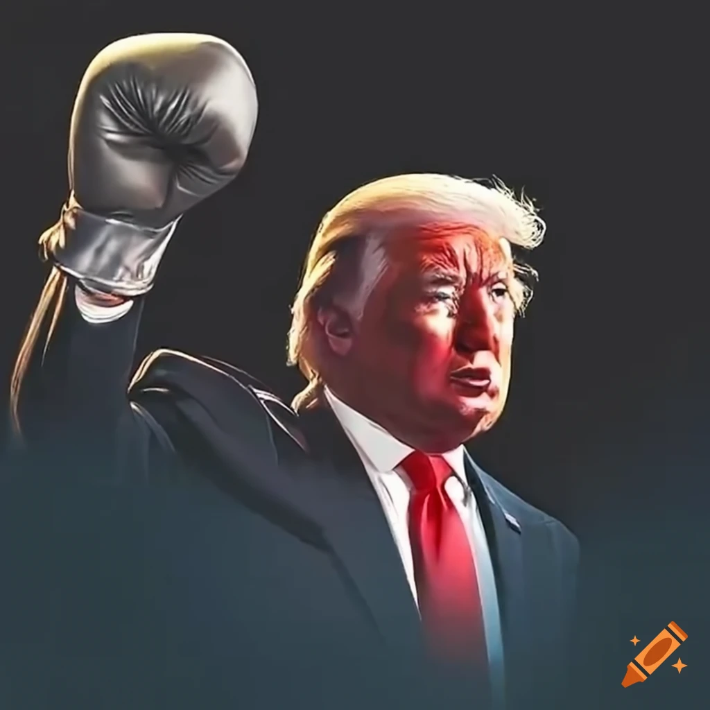 Image of donald trump and joe biden hugging on Craiyon