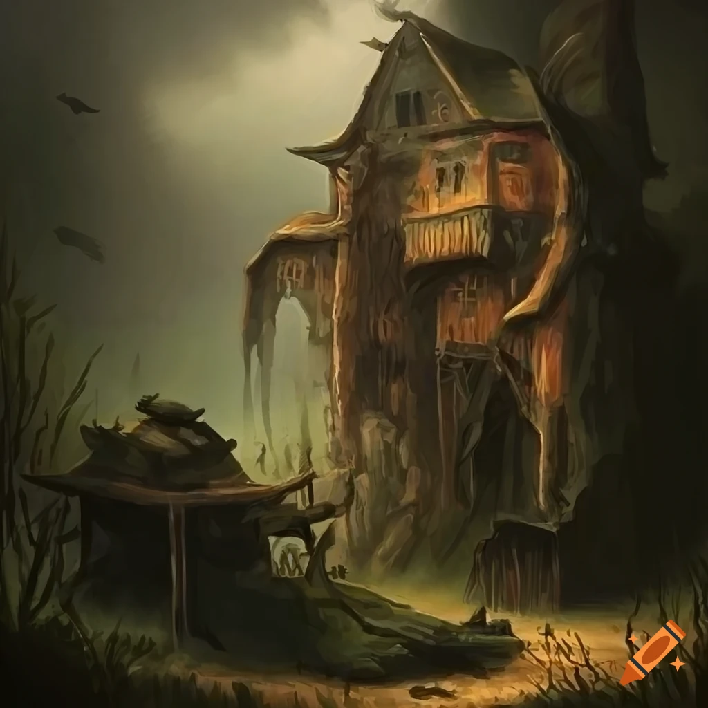 Landscape painting by justin gerard on Craiyon