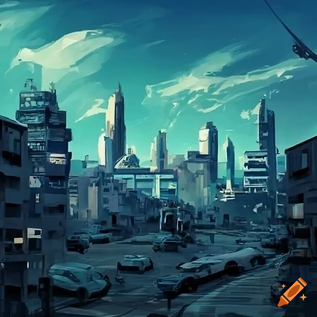 Sci-fi city with futuristic representation of aphrodite on Craiyon