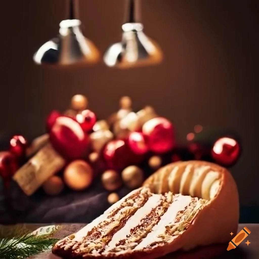 Festive christmas food card