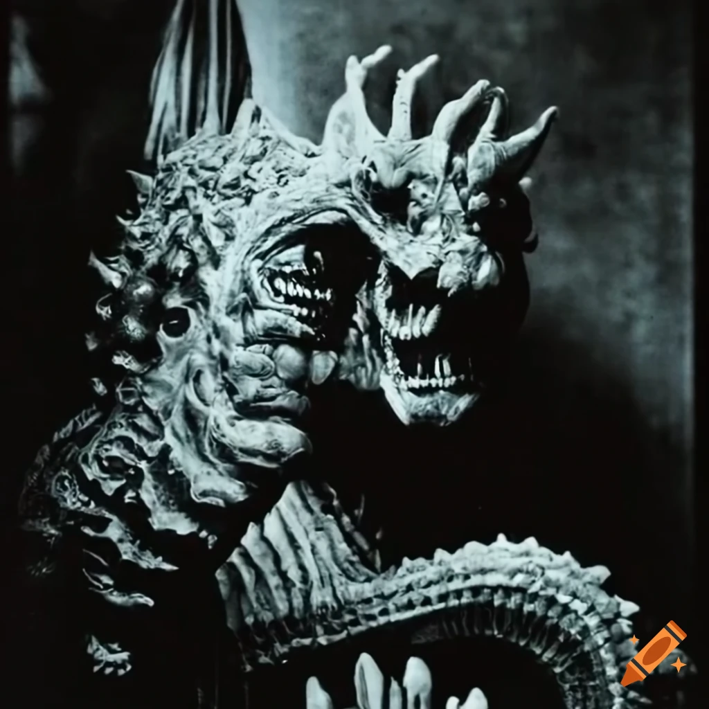 Stills from old horror films