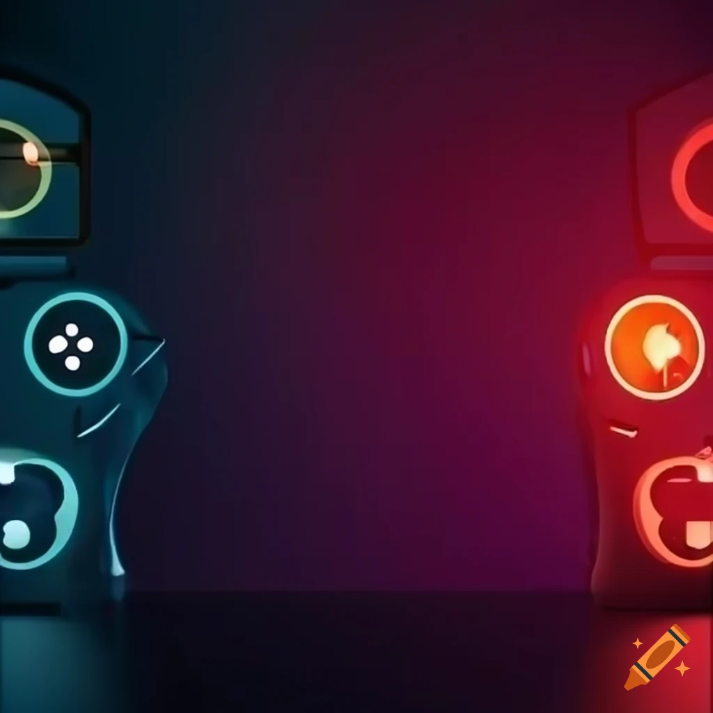 Corporate digital background for the gaming industry