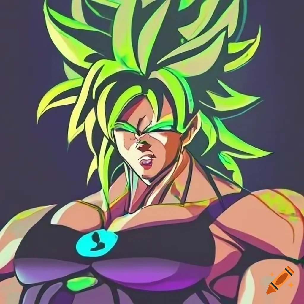 Holographic image of broly