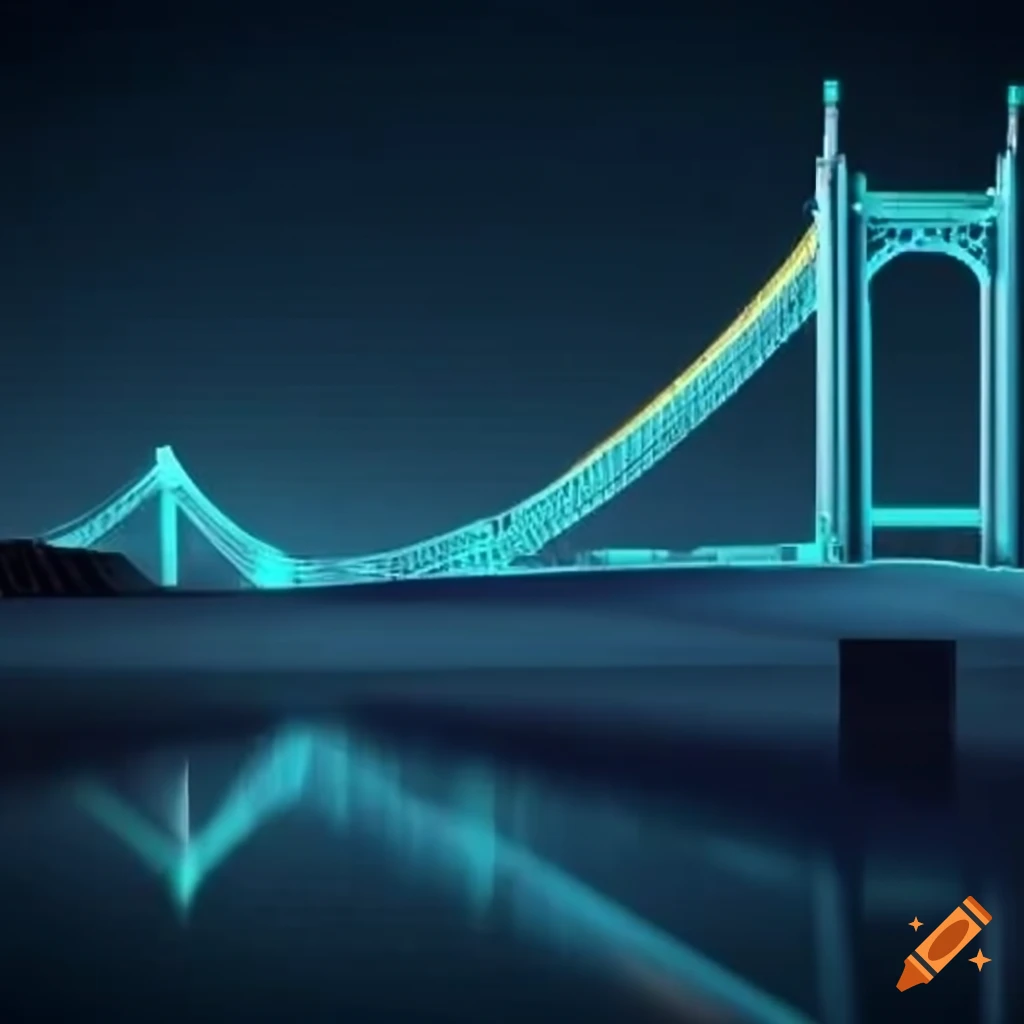 Digital twin of bridges using finite element method on Craiyon