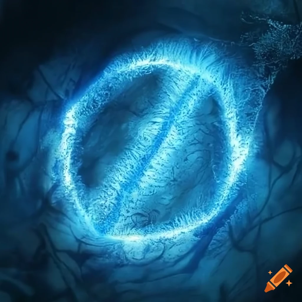 Light blue frost rune