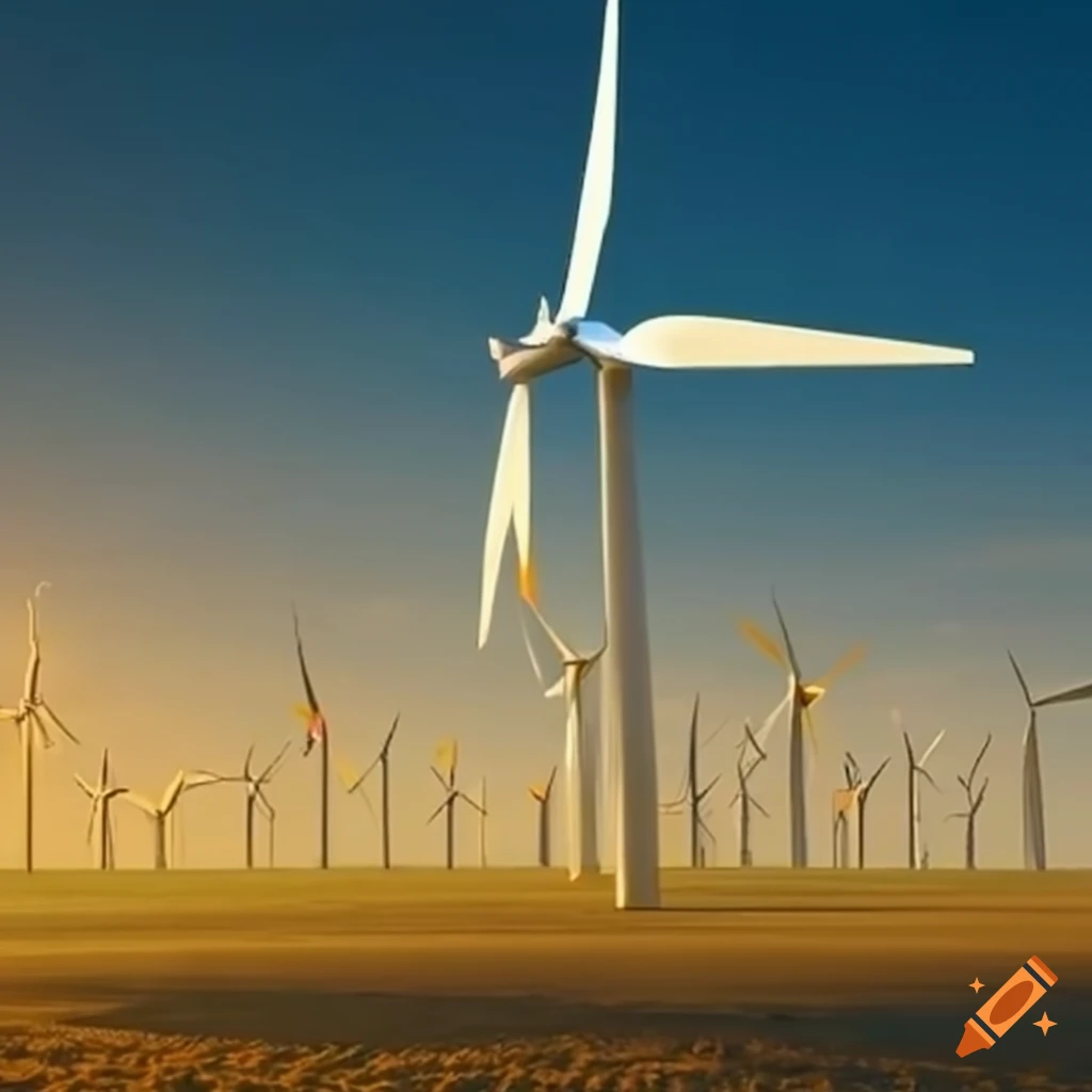 Landscape of renewable energy sources on Craiyon