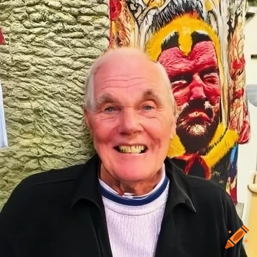 Captain tom, the superhero protector of the super berry show on Craiyon