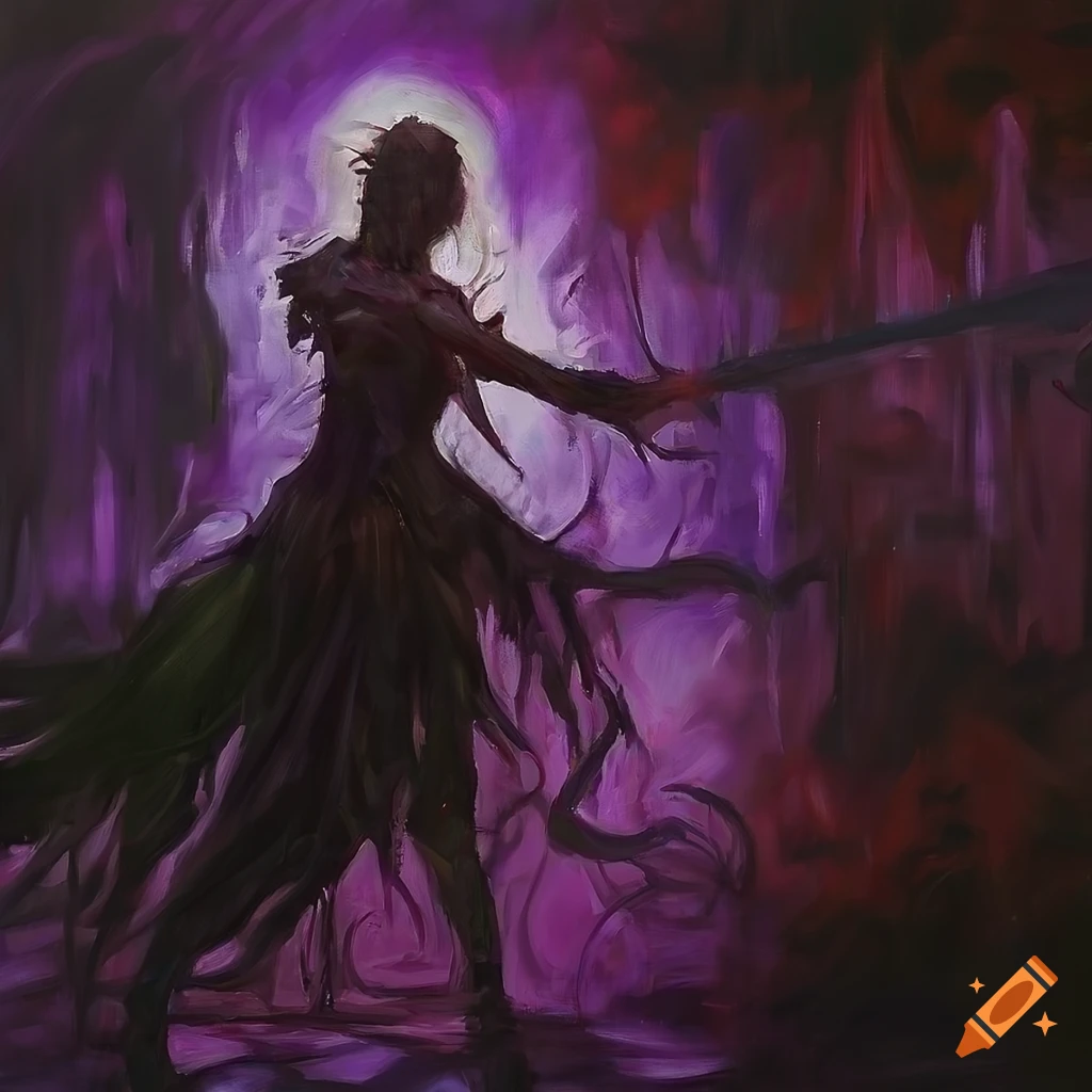 Possession artwork in magic the gathering style on Craiyon