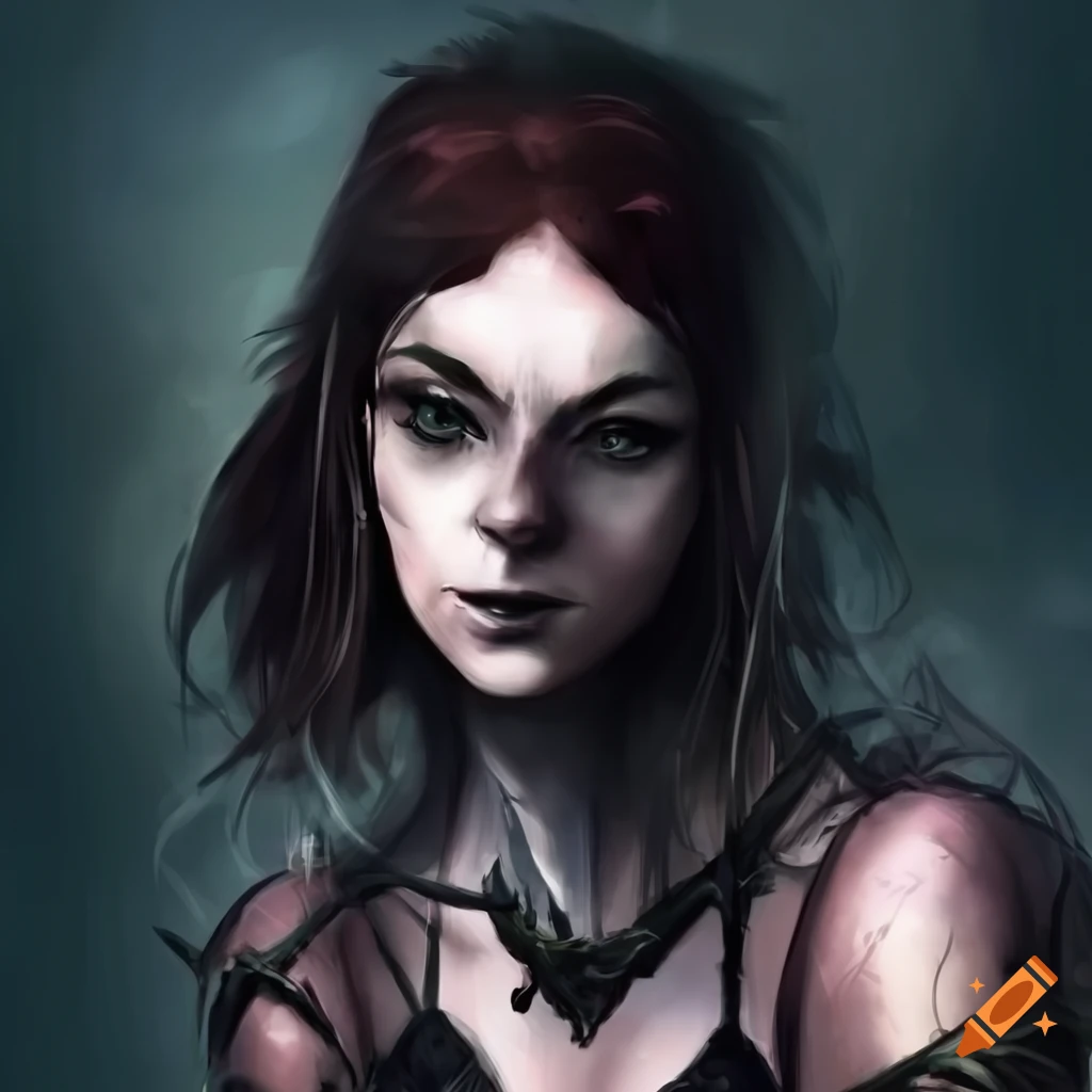 Vibrant Female Corax In The World Of Darkness