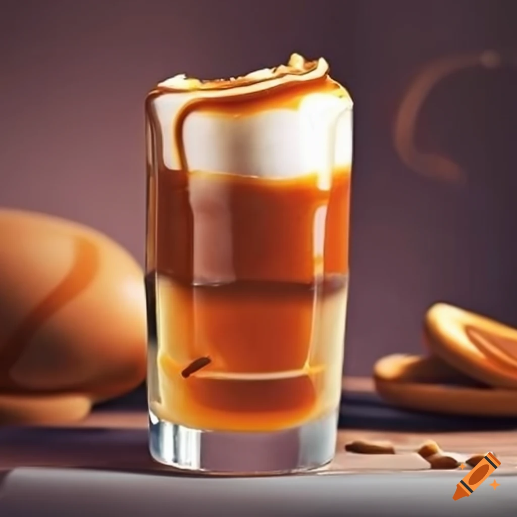 Caramel vodka bottle