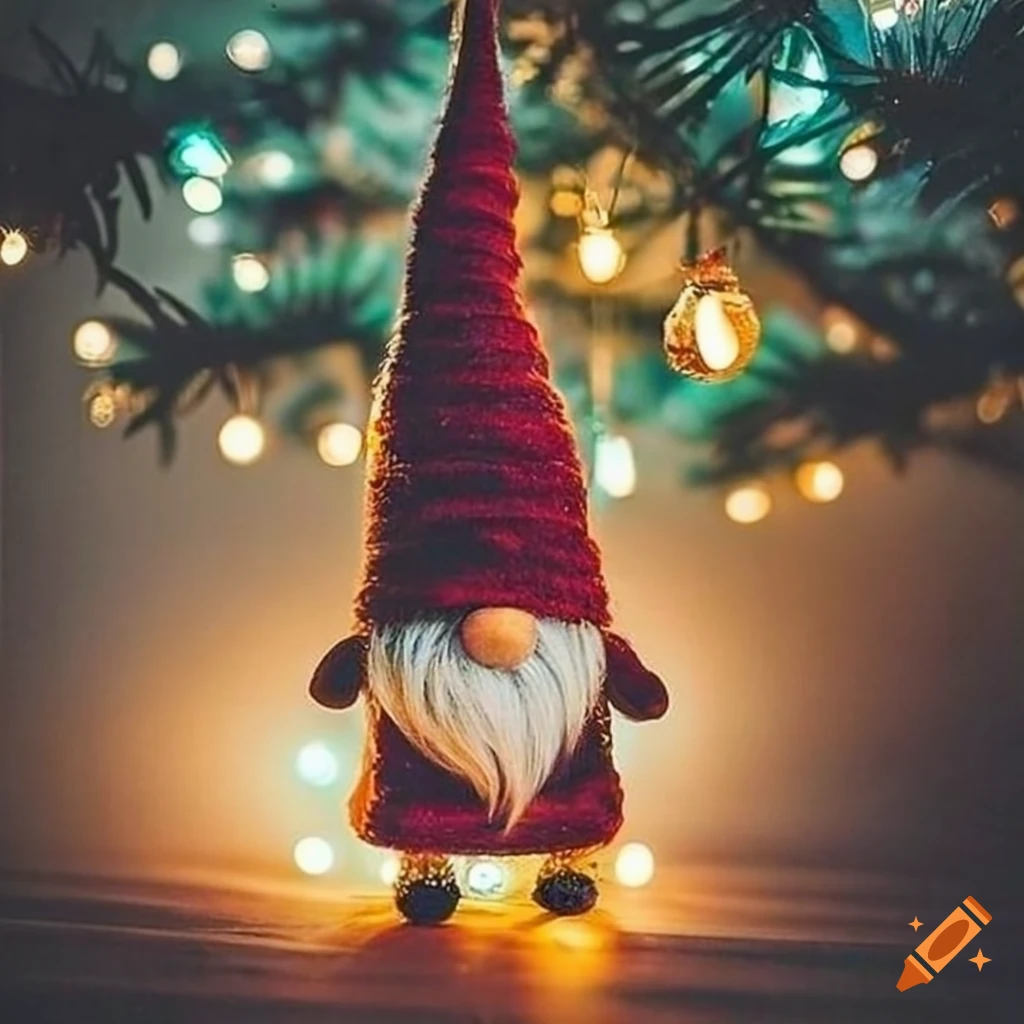Adorable christmas gnome on Craiyon