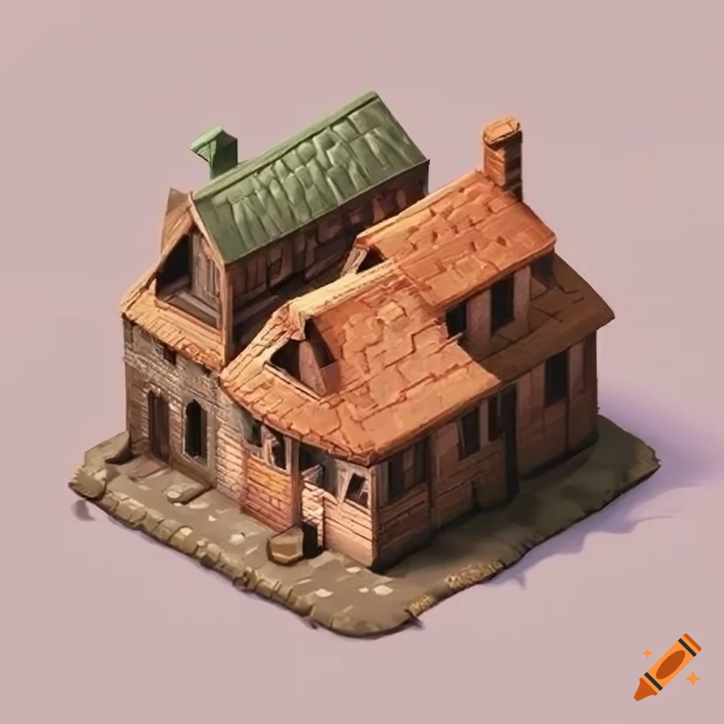 Isometric Rpg Townhouse Tiles