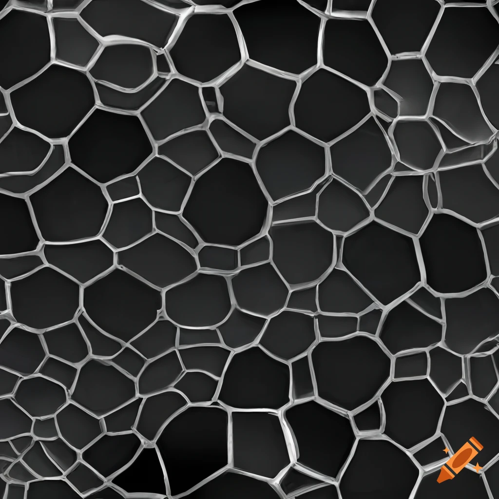 Detailed black and white veins texture map on Craiyon