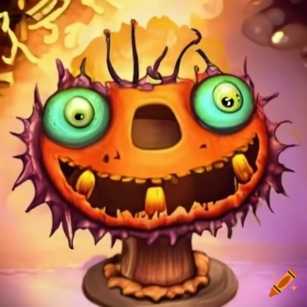 My singing monsters percussion paint-fire on Craiyon