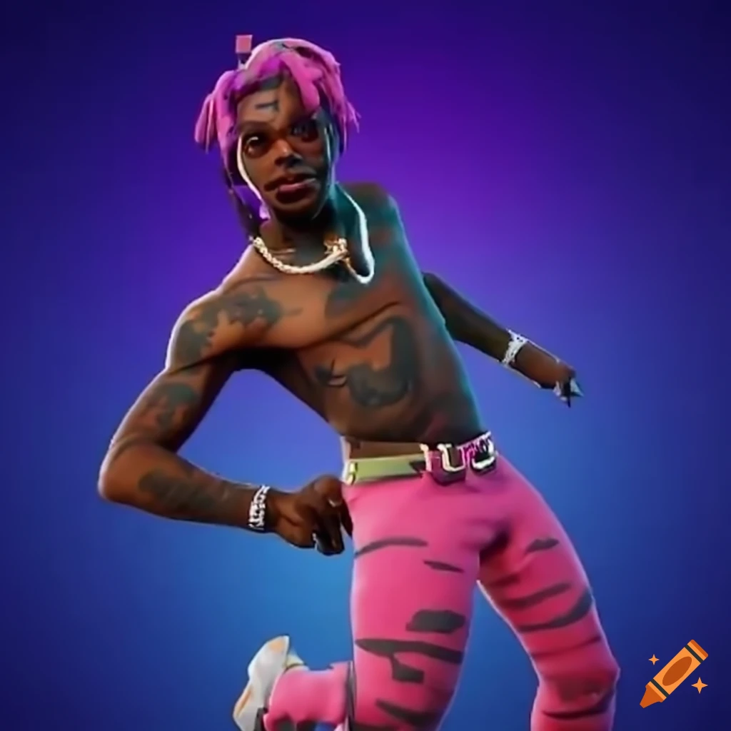Megan thee stallion in fortnite style on Craiyon