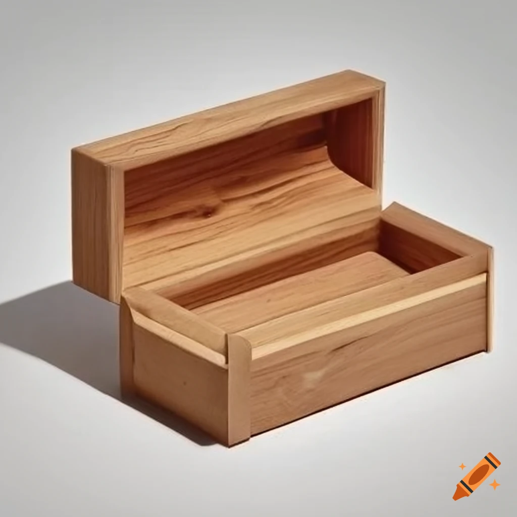 Set of wooden boxes