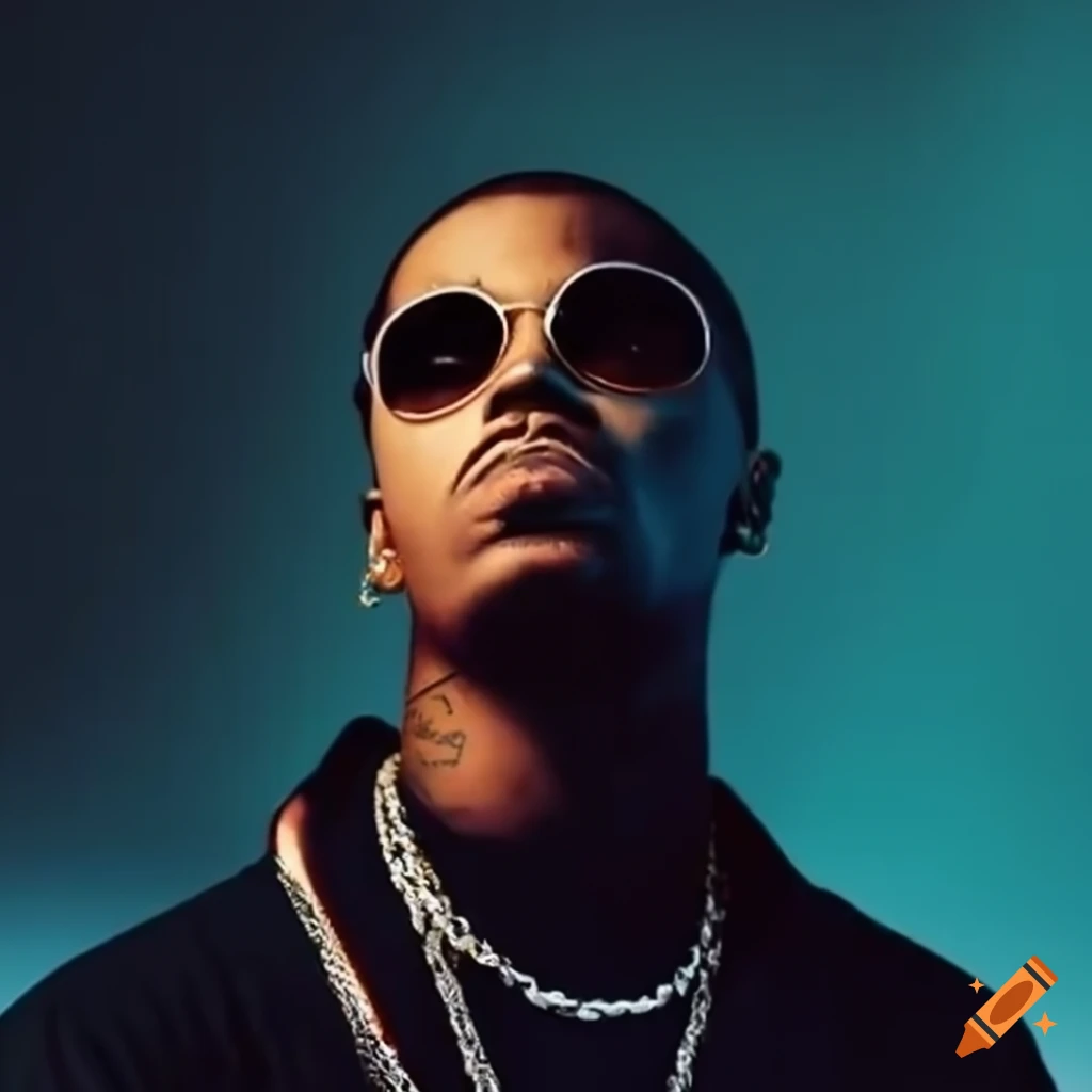 Young rapper in tuxedo on Craiyon