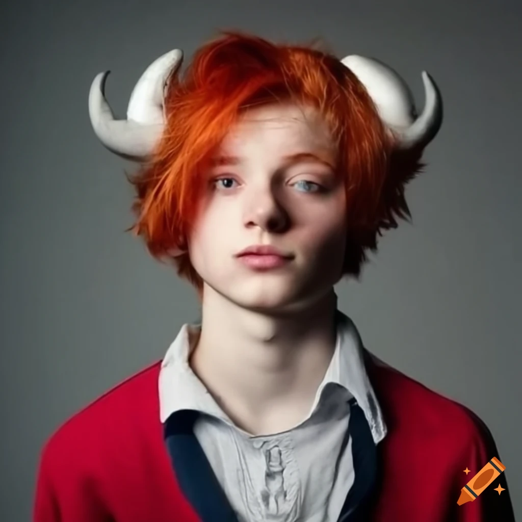 Portrait of a unique-looking male student