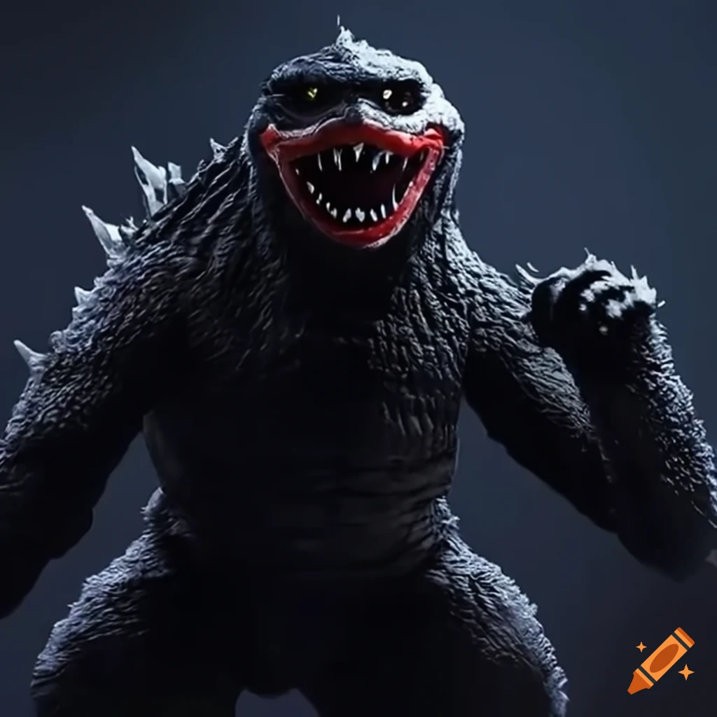 Fourth dimensional godzilla on Craiyon