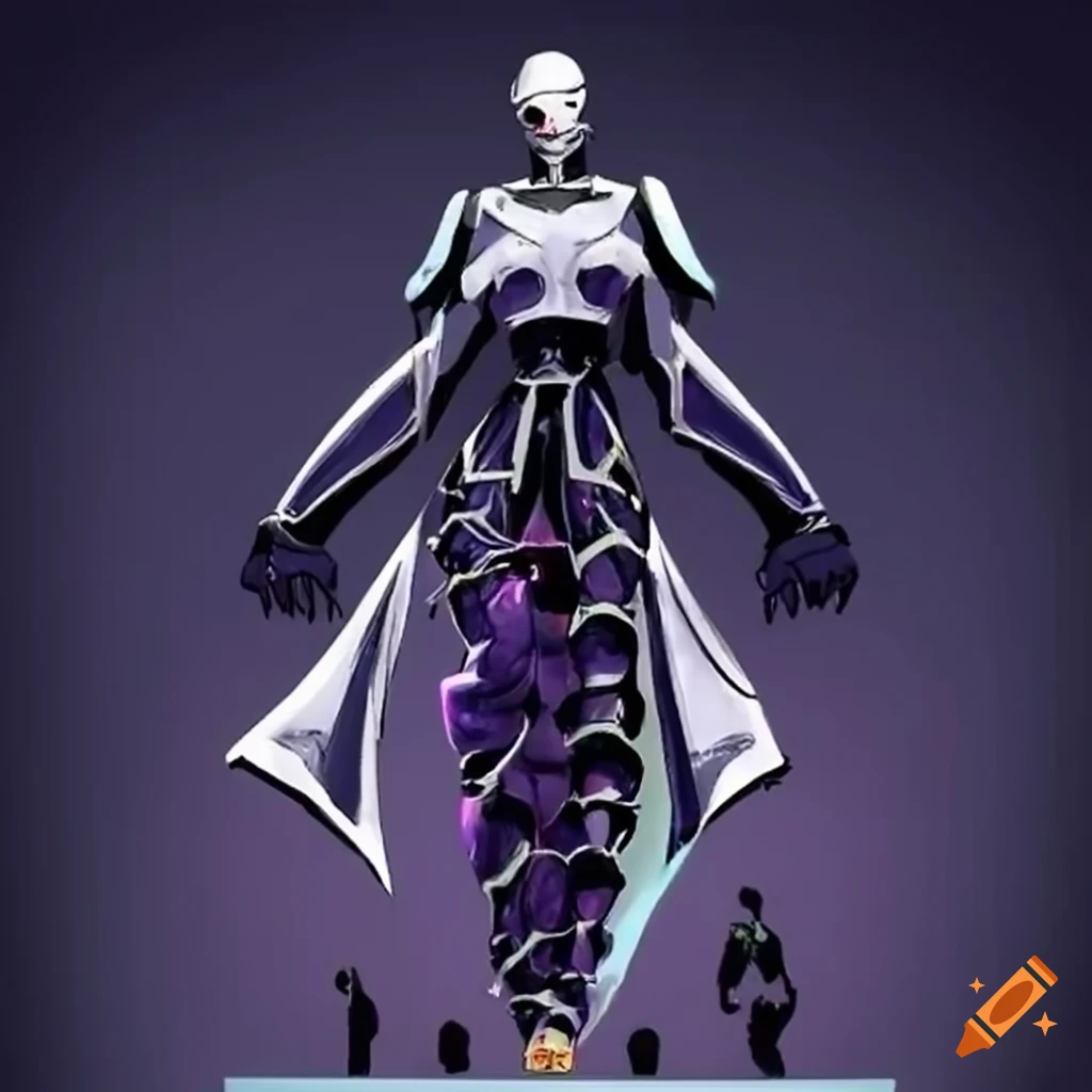 Powerful void jojo stand black hole armor on stand anime manga on Craiyon