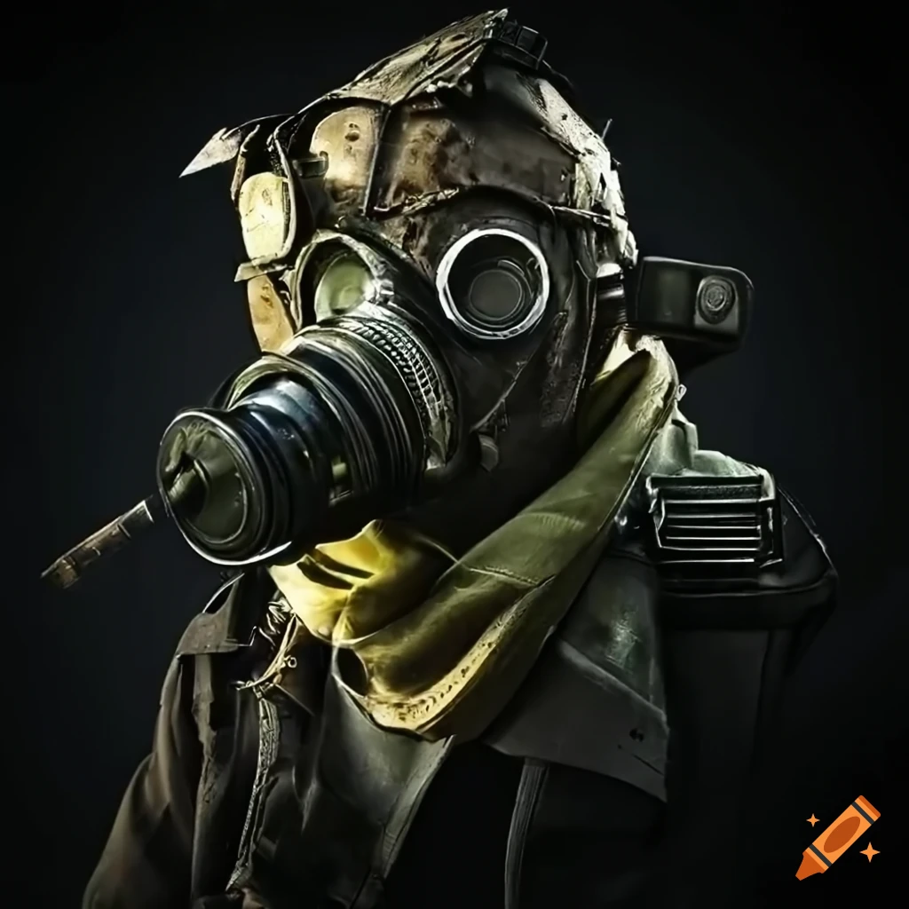 Gas mask for post-apocalyptic fashion
