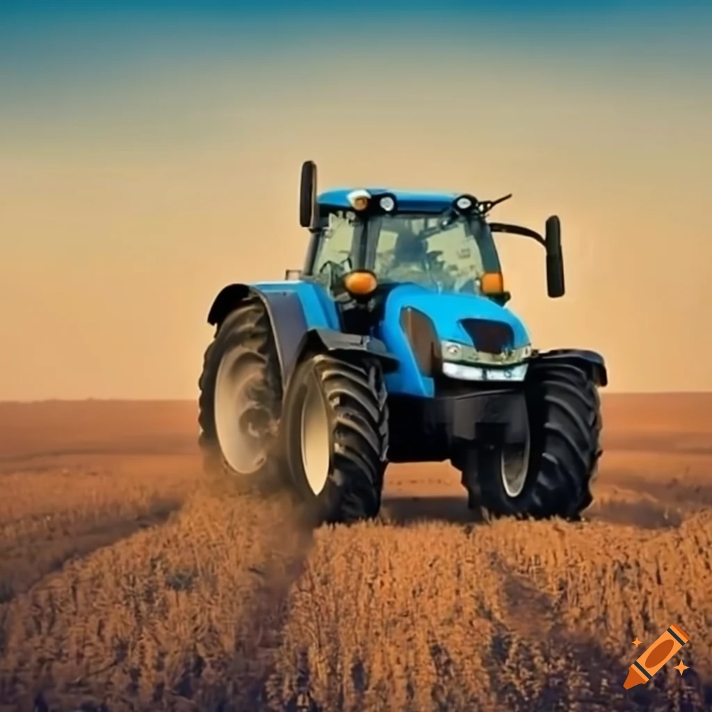 Landini tractor in a field