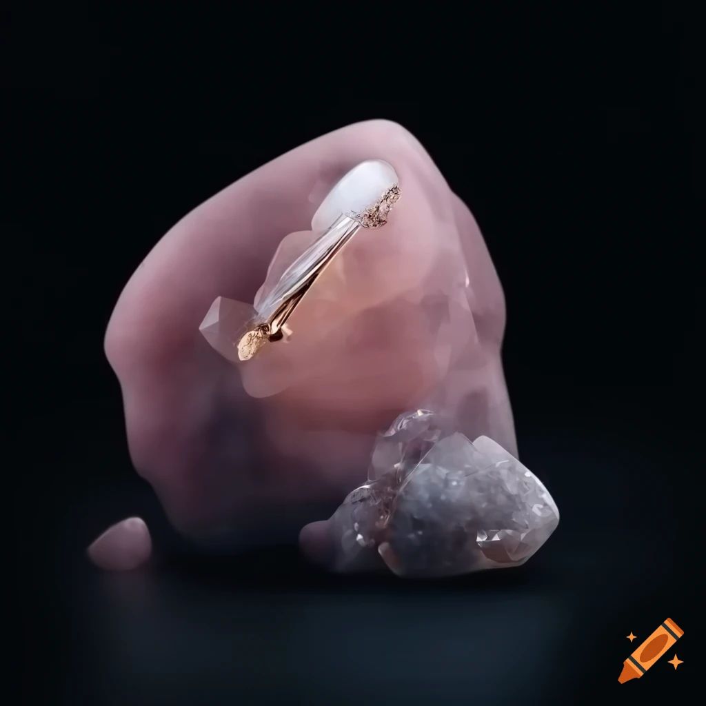 Feminine neck with natural gemstone jewelry