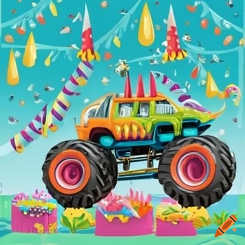 Cartoon Monster Truck Images