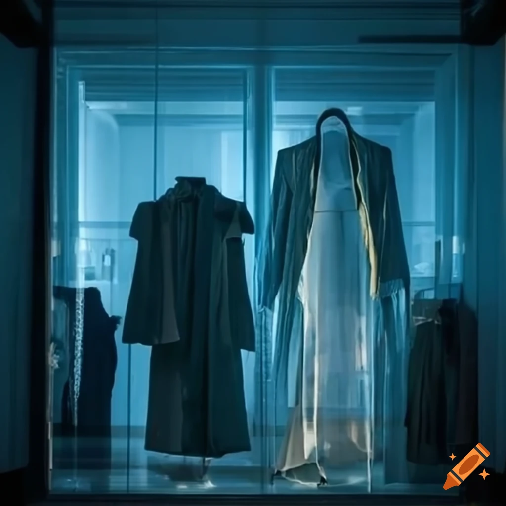 Packages with transparent clothes inside on Craiyon