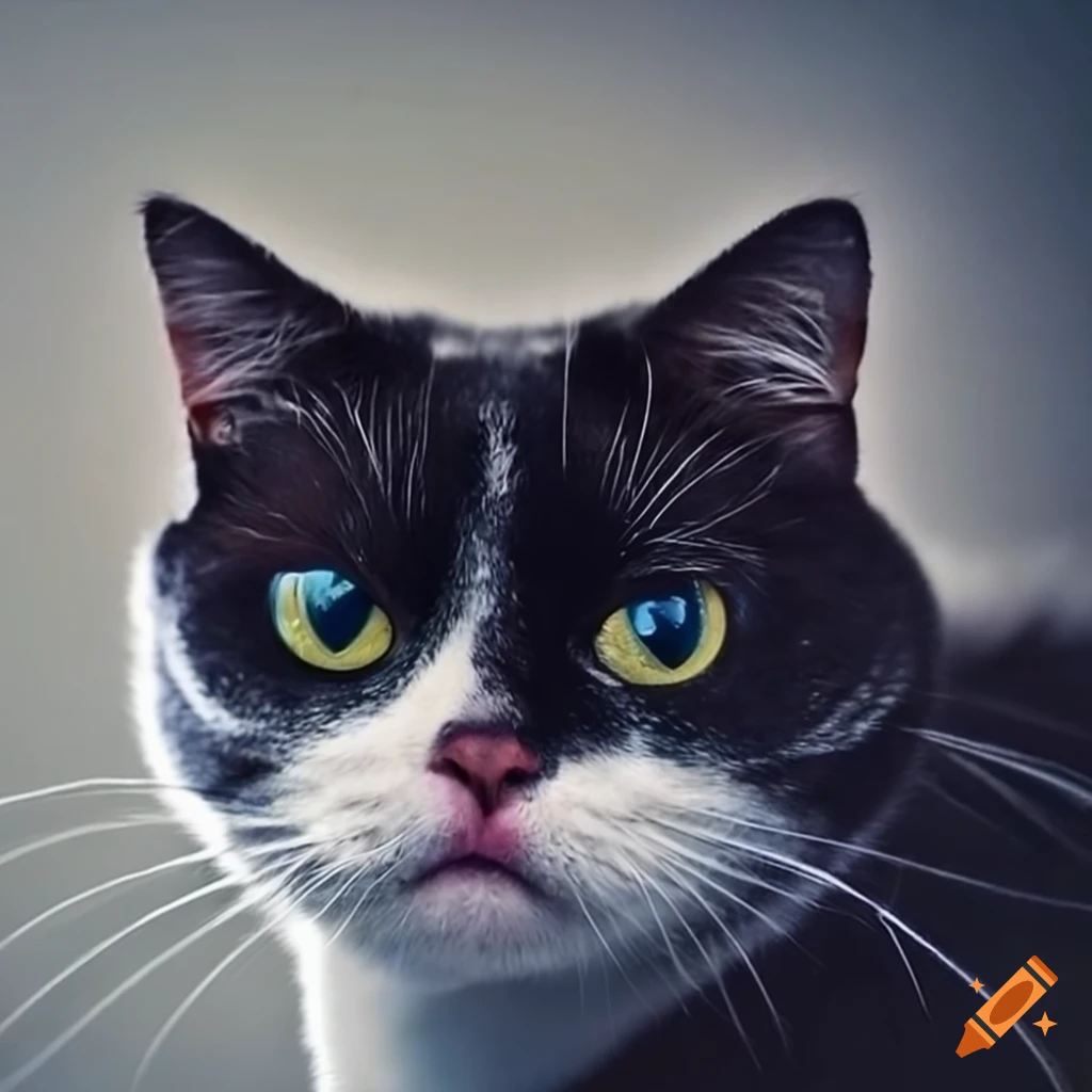 Image Of A Cute Black And White Cat image-of-a-cute-black-and-white-cat