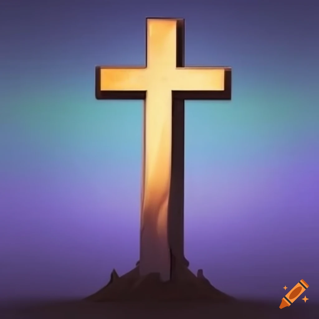 Christian cross symbol on Craiyon