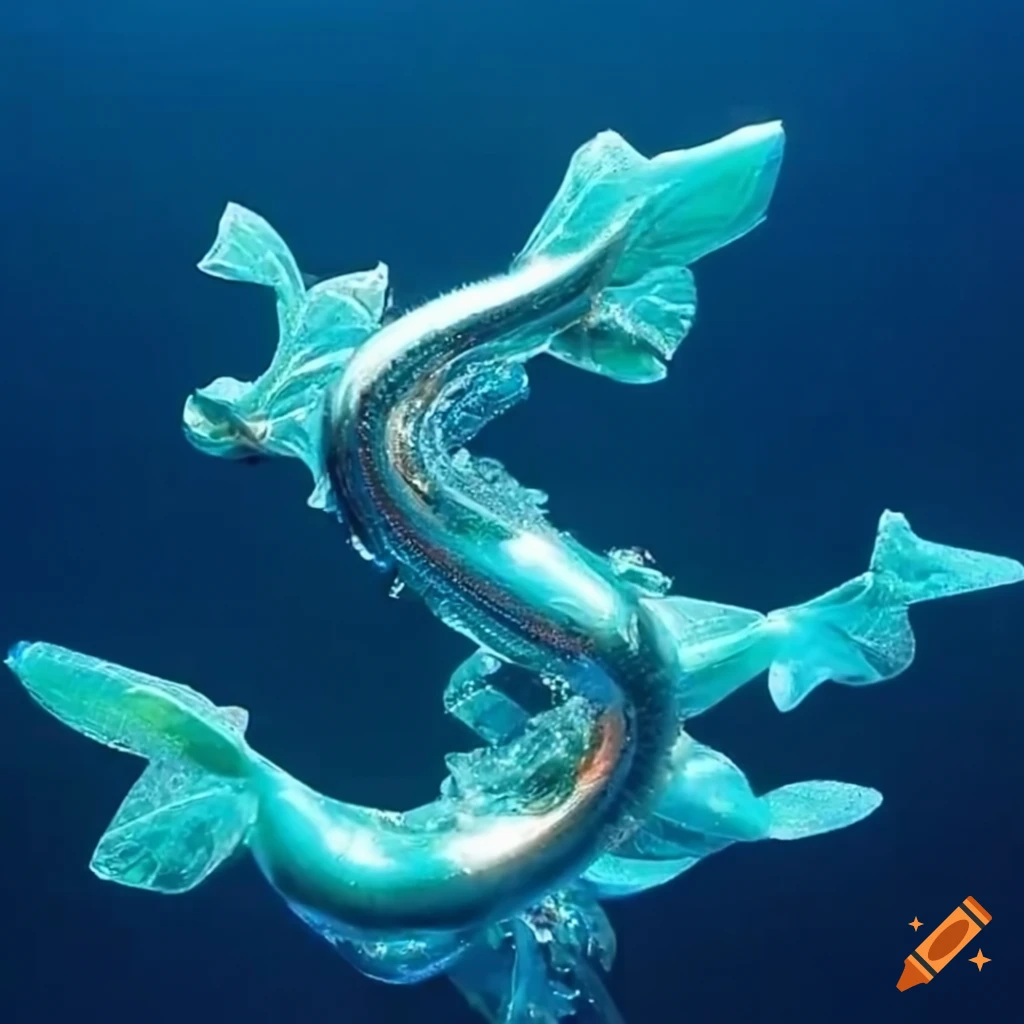 Image of a metallic alien drag queen underwater on Craiyon