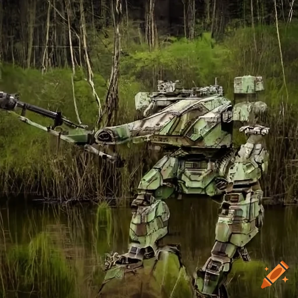 1980s doctor who scene battletech on Craiyon