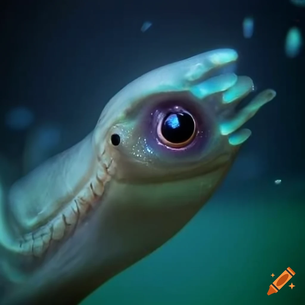 Image of a fantasy creature with a glowing light on its head