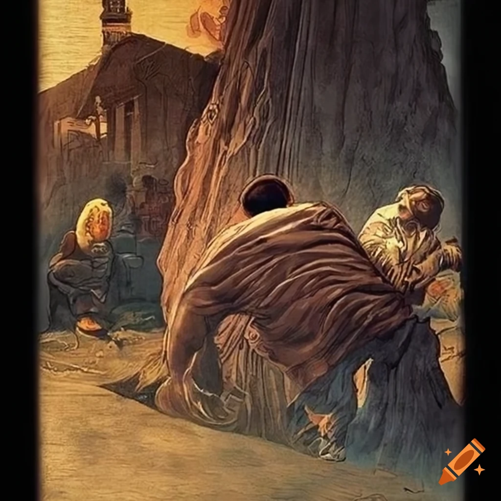 Cover of the graphic novel traverse on Craiyon