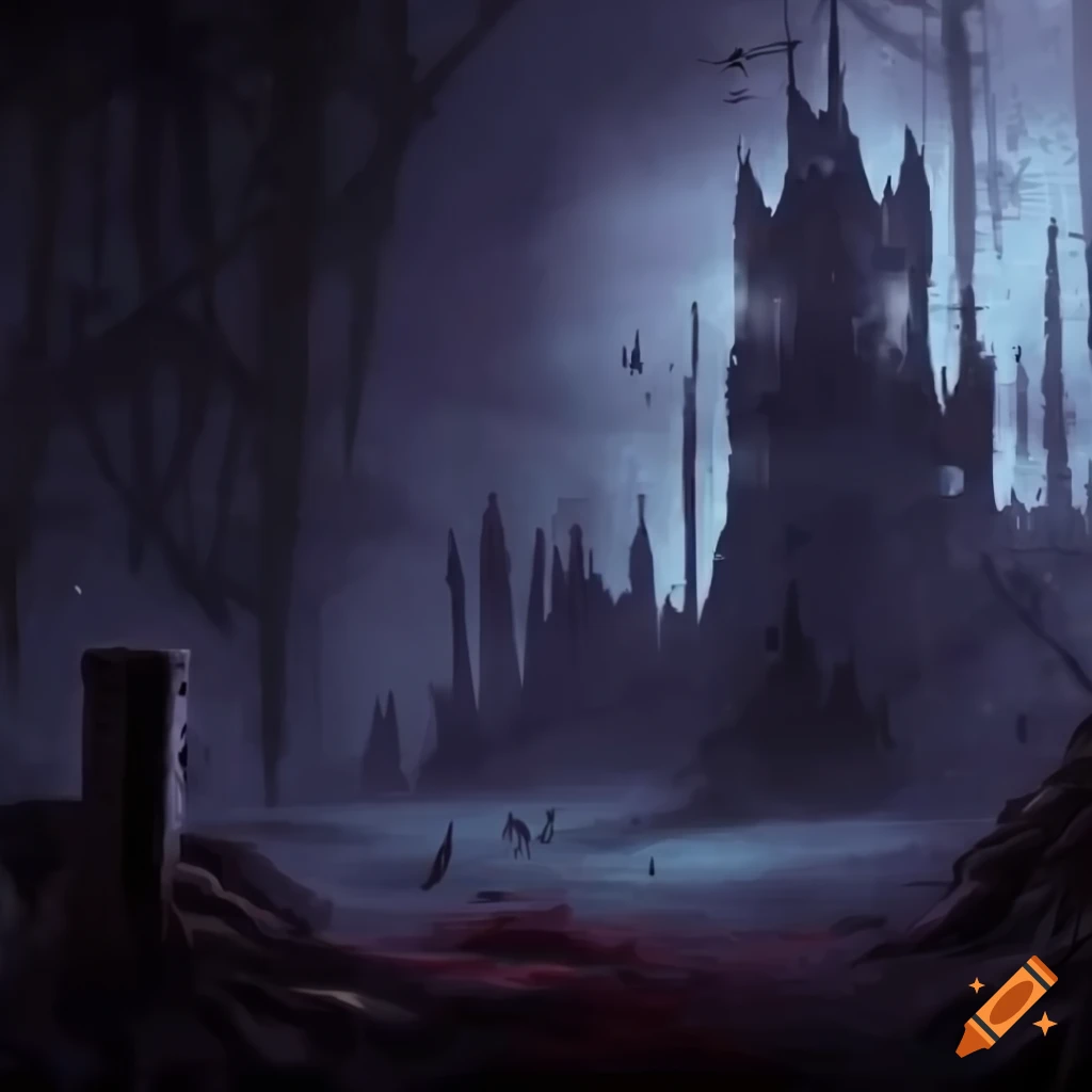 Horror game background