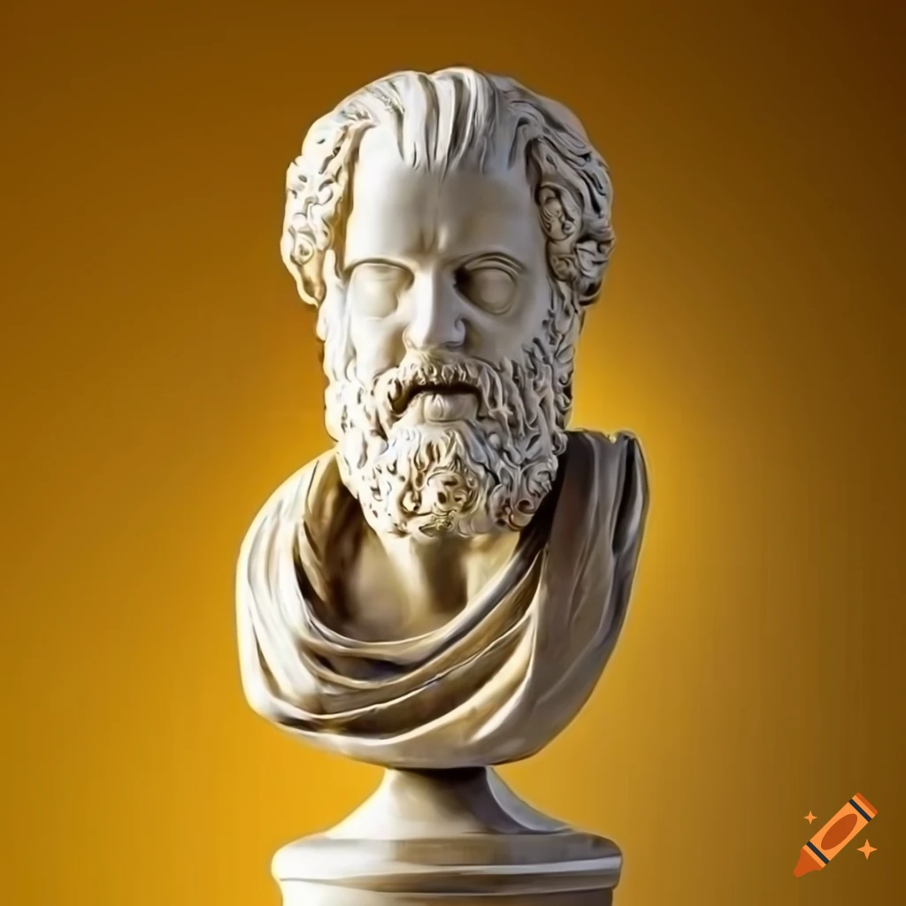 Portrait of the ancient philosopher demosthenes on Craiyon