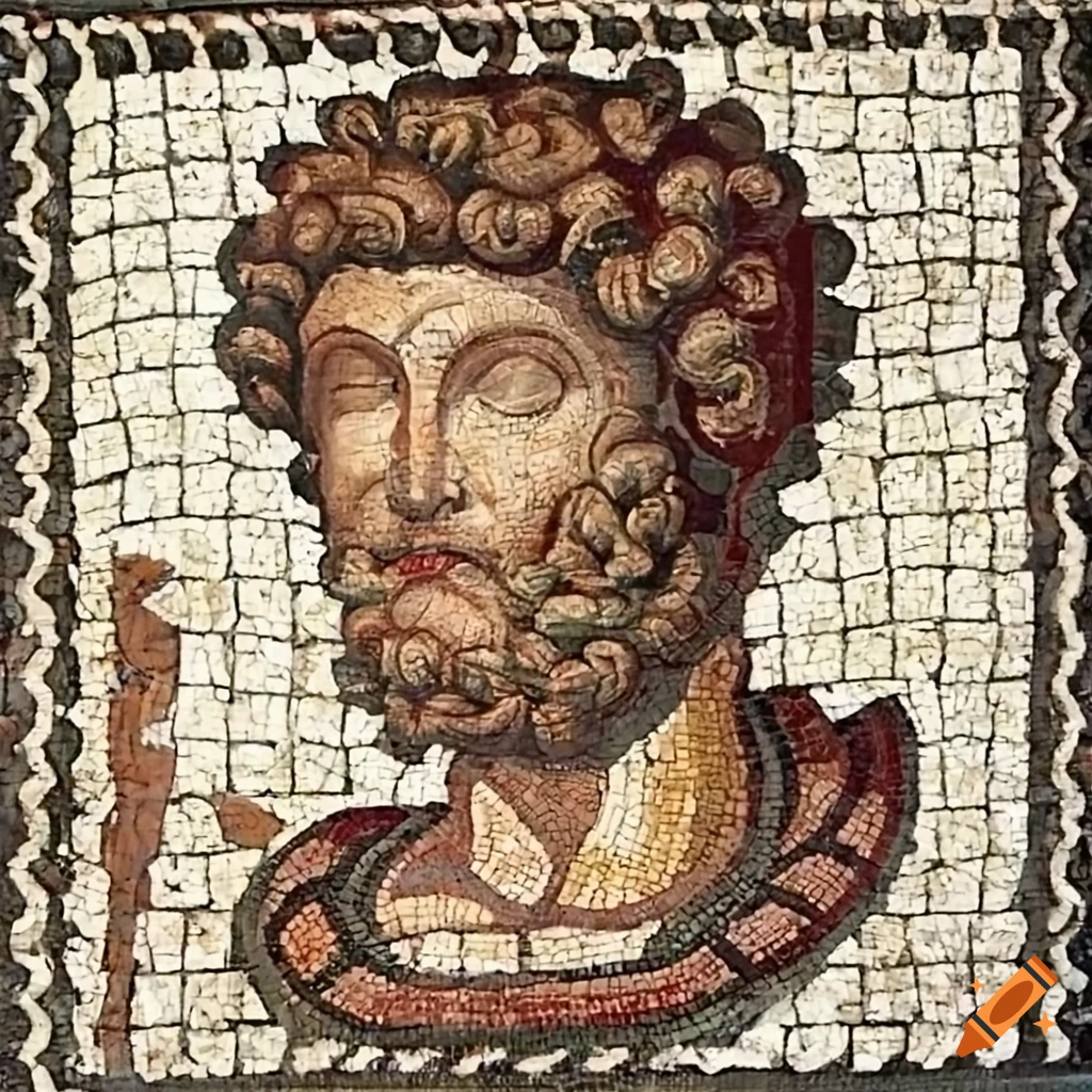 Mosaic of marcus aurelius