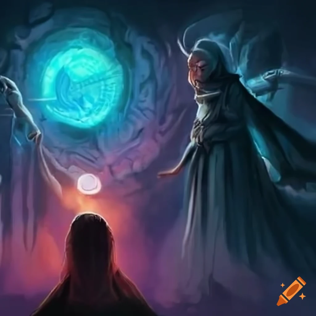 Prophetic drawing about the future on Craiyon