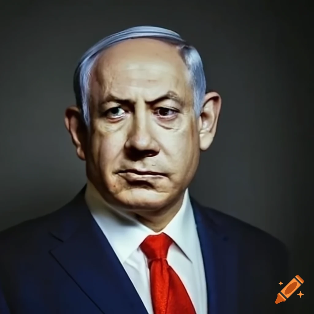 Portrait Of Benjamin Netanyahu On Craiyon