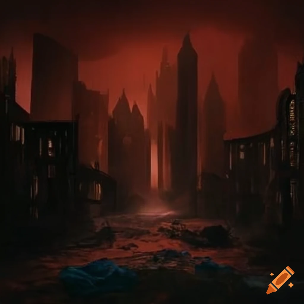 Image depicting a dystopian earth