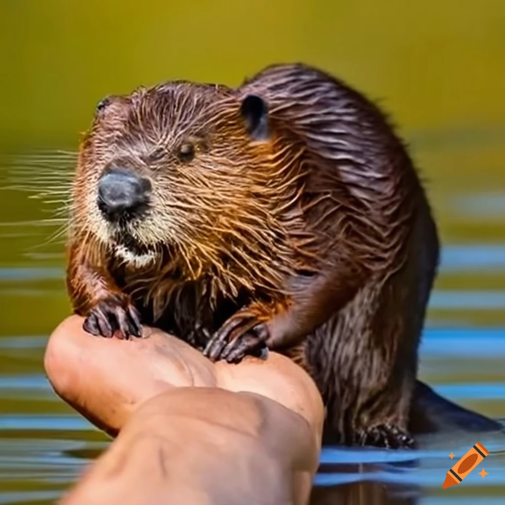 Cubic beaver on Craiyon