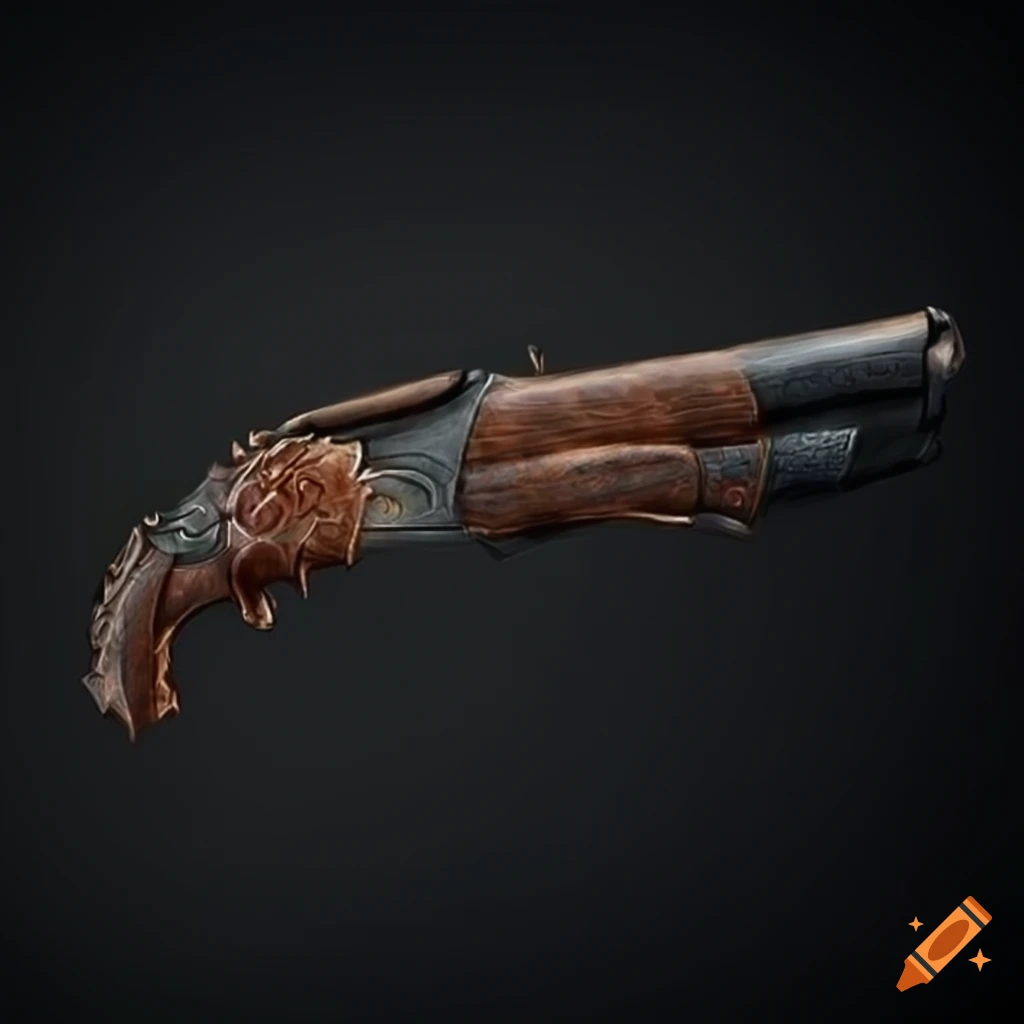 Design a cutlass pistol during the pirate era on Craiyon