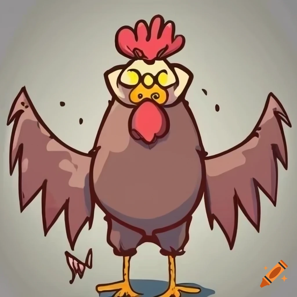 Cartoon bird character inspired by peter griffin on Craiyon