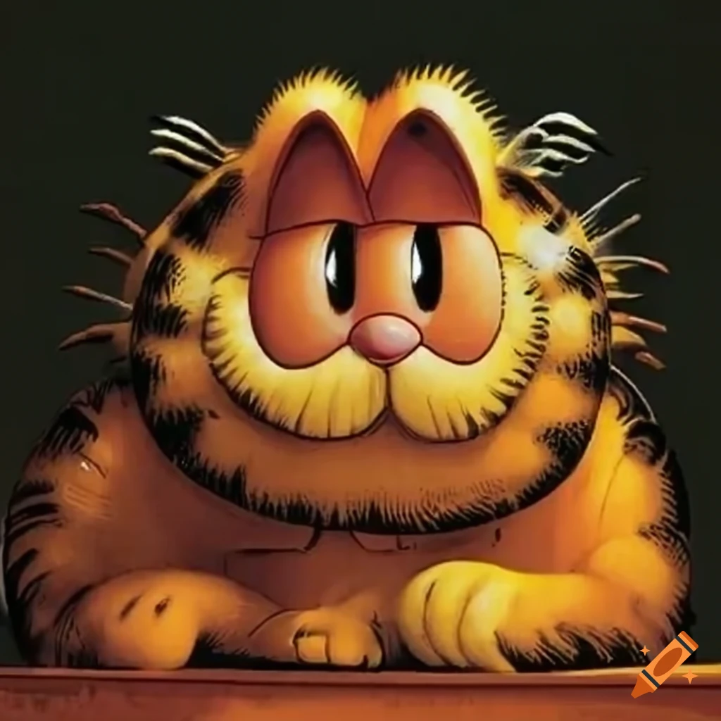 Graphic novel cover of Centipede Garfield Grit on Craiyon