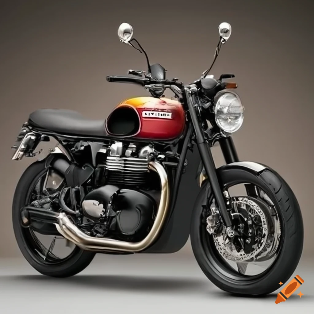 Triumph motorcycle on Craiyon